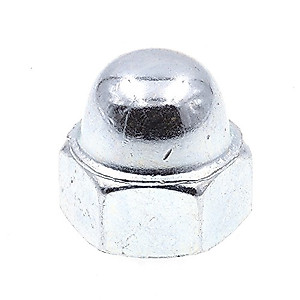 Prime-Line 9077538 Acorn Cap Nuts, 3/8 In.-16, Zinc Plated Steel (25 Pack)