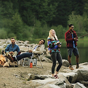 Zebco 33 Micro Spincast Fishing Reel, Size 10 Reel, Changeable Right- or Left-Hand Retrieve, Built-In Bite Alert, Durable All-Metal Gears, Pre-Spooled with 4-Pound Zebco Cajun Line, Silver/Black