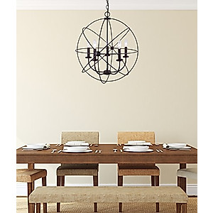 Canarm ICH282B05ORB25 Sumerside 5 Light Chandelier, Oil Rubbed Bronze