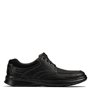 Clarks Men's Cotrell Edge Oxford, Black Oily Leather, 11 D-Medium US