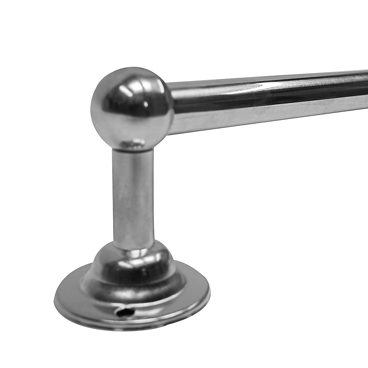 Treasure Gurus Wall Mount Silver Bath Towel Bar Holder Bathroom Shower Rack Home Decor Hardware