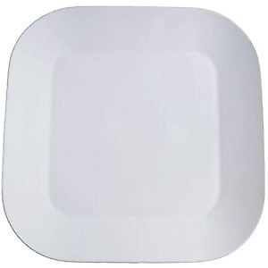 Crate & Barrel Quartet White Dinner Plate