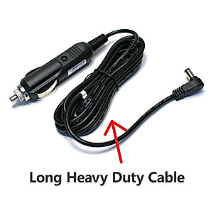 EDO Tech Car Charger for RCA Single Dual Screen Portable DVD TV Combo Player Celestron Telescopes 12V 6.5 Ft Power Supply Cord