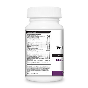 VetriScience Immune Plus Immunity Support for Dogs, 120 Capsules – Immune and Allergy Support Supplement for Dogs Over 30 Pounds - Formerly Cell Advance 880