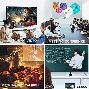 Wireless HDMI Display Adapter,Miracast Dongle,with HDMI Cable,for Streaming YouTube,Wireless HDMI Screen Mirroring,Used for iPhone Mac iOS Android Casting/Mirroring to TV/Projector/Monitor