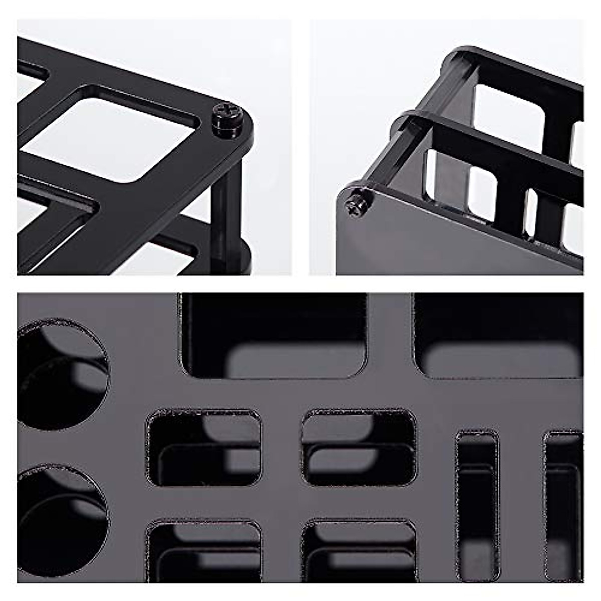 OLYCRAFT Gundam Mold Making Tools Storage Box Tool Organizer Box, 63 Holes Shelf Craft Tools Rack Stand for Tools Storage