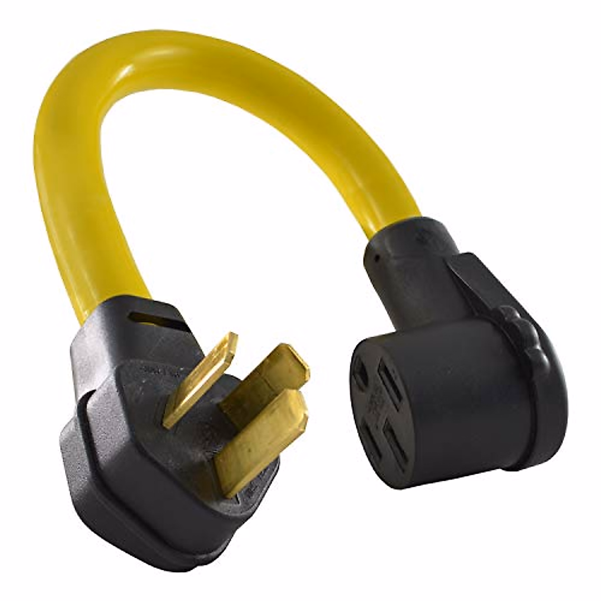 Conntek EV1050T NEMA 10-50P to NEMA 14-50R (Tesla Style) Adapter Cord compatible with Tesla Vehicles,Black