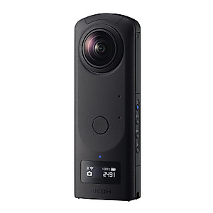 Ricoh Theta Z1 360 Camera with 51GB Internal Storage Bundle with 10-Inch Spider Tripod (2 Items)