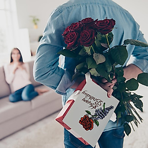 ProGibbs Greeting Card (Happy Birthday (Rose))