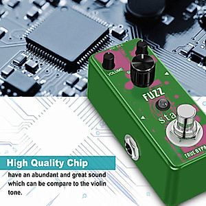 Stax Fuzz Guitar Pedal, Analog Fuzz Guitar Effect Pedals,Electric Guitar Accessories