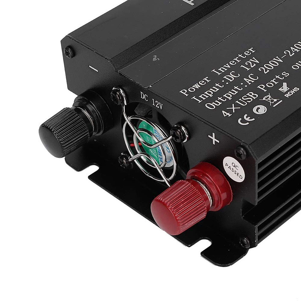 Suuonee Car Power Converter, 4000W DC 12V to AC 220V LCD Display Pure Sine Wave USB Power Inverter Converter