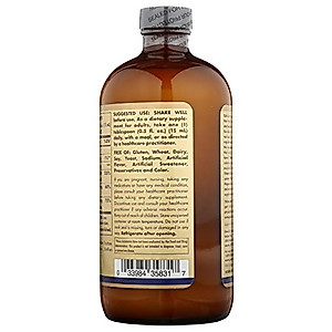 SOLGAR Liquid Calcium Magnesium Citrate with Vitamin D3 NAT Blue, 16 FZ