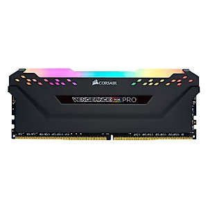 Corsair Vengeance RGB Pro 32GB (2x16GB) DDR4 2933 (PC4-23400) C16 Desktop Memory - Black PC Memory CMW32GX4M2Z2933C16