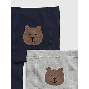 GAP baby girls Basic Tights, Navy Ny, 4-5T US