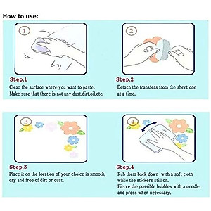 Mouse Wall Decal Kids Room Sticker Cartoon Mural Decor Home