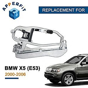 APPERFiT Door Handle Carrier (Front Door Left Driver Side) Compatible with BMW E53 X5 2000-2006 Replaces 51218243615