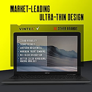 VINTEZ 14 Inch - 16:9 Aspect Ratio - Laptop Privacy Screen Filter for Widescreen Laptop - Anti-Glare - Anti-Scratch Protector Film - Data Confidentiality Shield