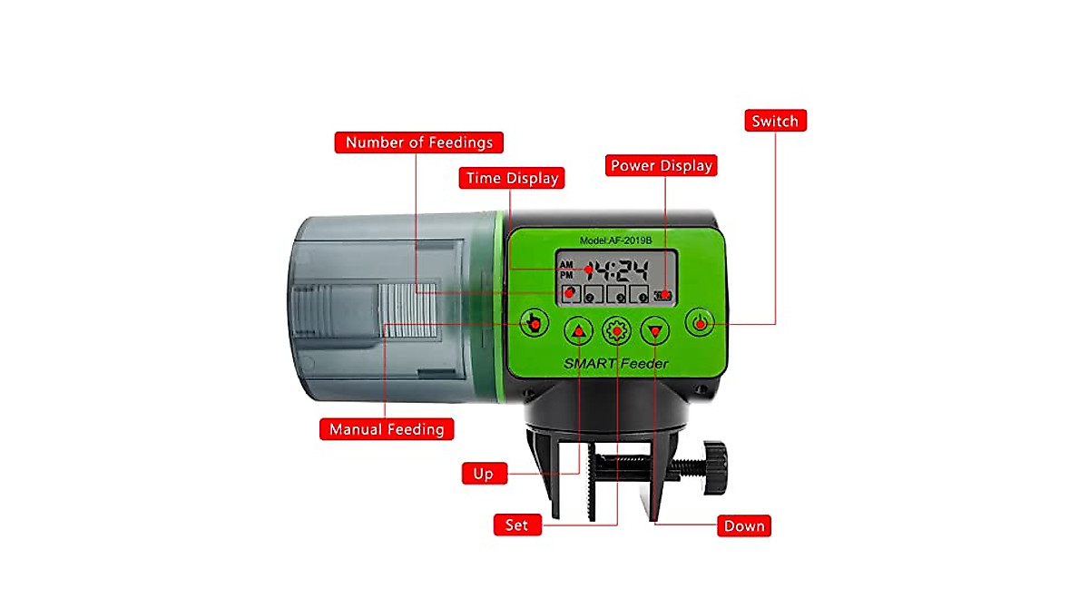 Smart Aquarium Mini Automatic Fish Feeder with Timer