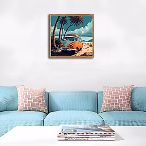 HONGYA ART Paint by Numbers Kit for Adults, 16" x20'' DIY Adult Paint by Numbers, Landscape Adults' Paint-by-number Kits on Canvas for Living Room, Bedroom, Office (LD-2)