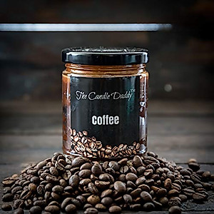 Coffee Scented Candle - 6 oz jar Candle - up to 40 Hour Burn - Hand Poured in Indiana