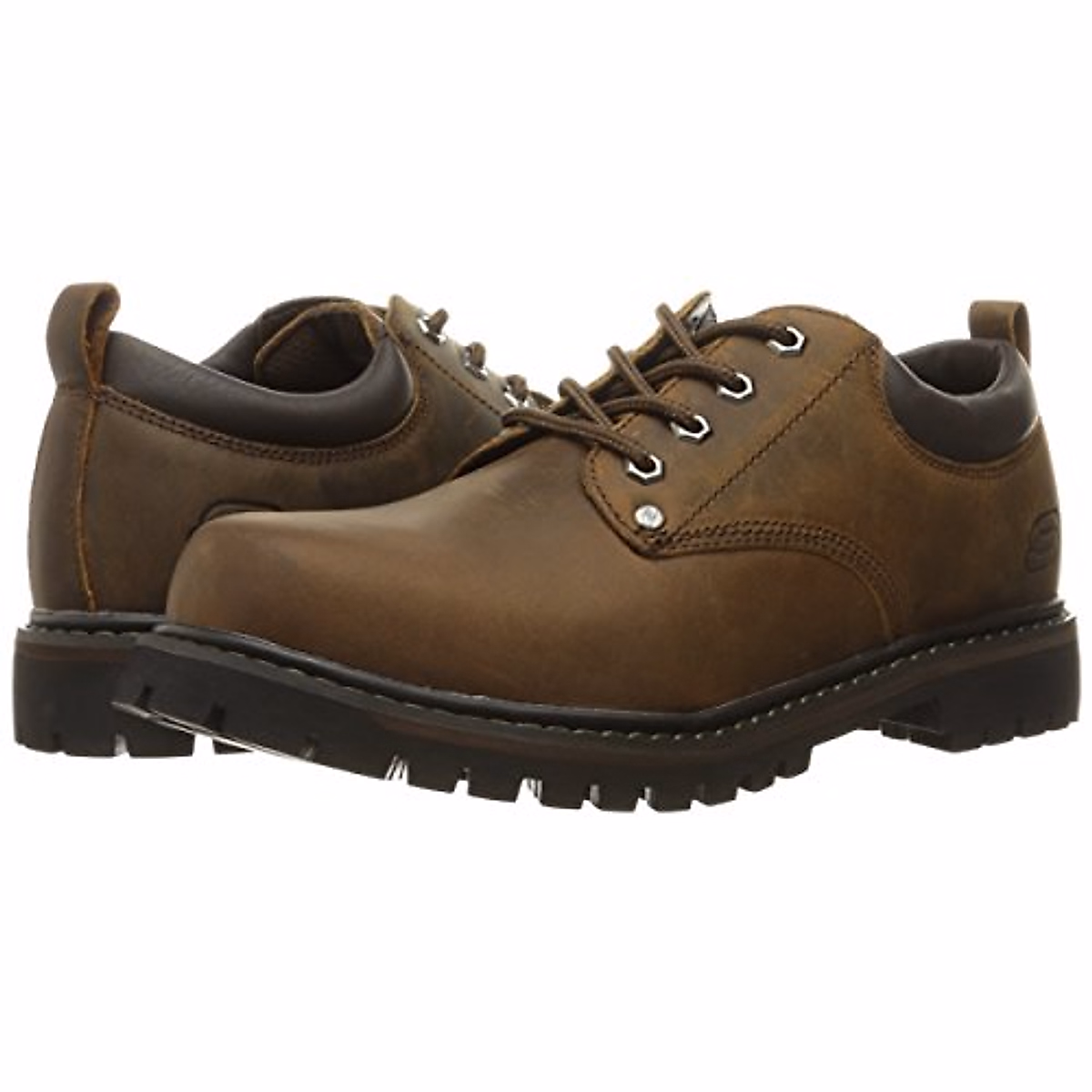 Skechers Men's Tom Cats Utility Shoe, Dark Brown, 11 M US