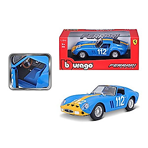 Bburago 1962 Ferrari 250 GTO 1: 24 Scale Die-cast Model, Blue