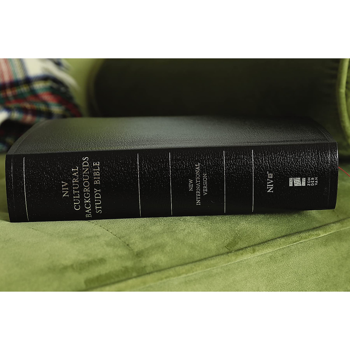 NIV, Cultural Backgrounds Study Bible (Context Changes Everything), Bonded Leather, Black, Red Letter: Bringing to Life the Ancient World of Scripture