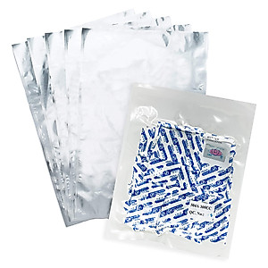 (50) 10"x16" Mylar Bags + (50) 300cc Oxygen Absorbers Combo