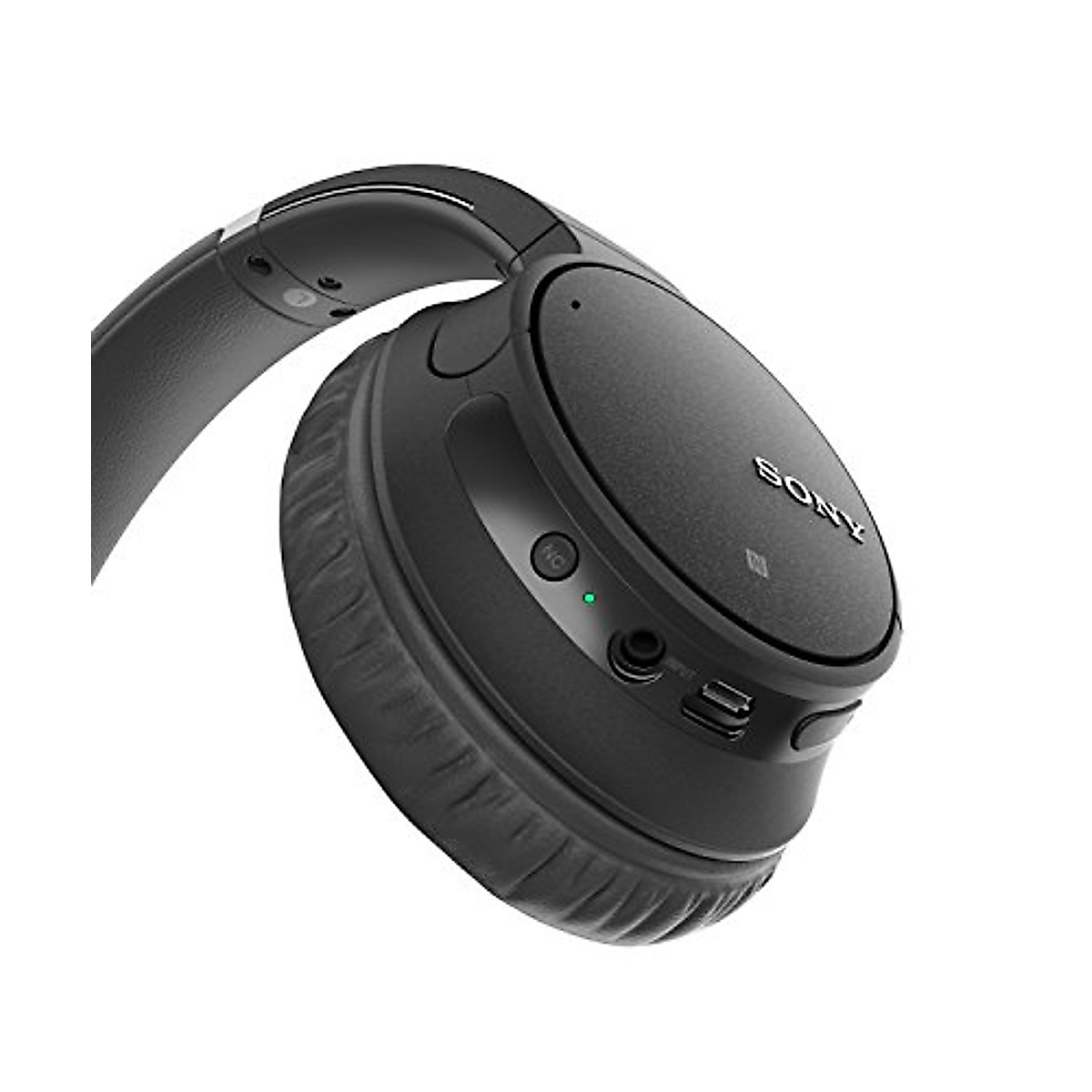 Sony Noise Cancelling Headphones WHCH700N: Wireless Bluetooth Over the Ear Headset with Mic for phone-call and Alexa voice control - Black