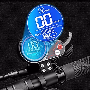 S3 6000W Electric Scooter Adults 60mph, Sports Scooters 400lbs Capacity, 75 Miles Long Range, 60V38AH Li-ion Battery, 11" Tubeless All-Terrain Tires