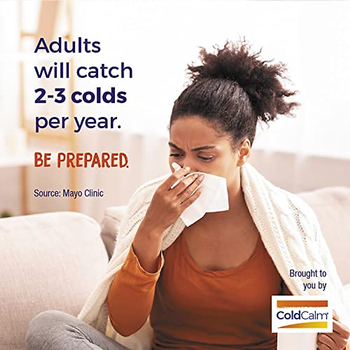 Boiron ColdCalm On The Go Cold Relief for Sneezing, Runny Nose, Nasal Congestion, and Sore Throat - 2 Count (160 Pellets)