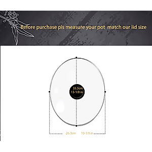 8 qt oval glass lid replacement for slow cooker, fit with Crock pot Hamilton beach 8 qt Slow cooker