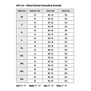 Red Kap mens Snap Front Cotton Coverall, Oversized Fit, Long Sleeve overalls and coveralls workwear apparel, Postman Blue, 50 Tall US