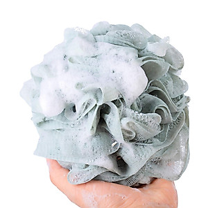 KAKOOI Bath Sponges, Shower Loofah for Body Exfoliation(1 pcs, Green)