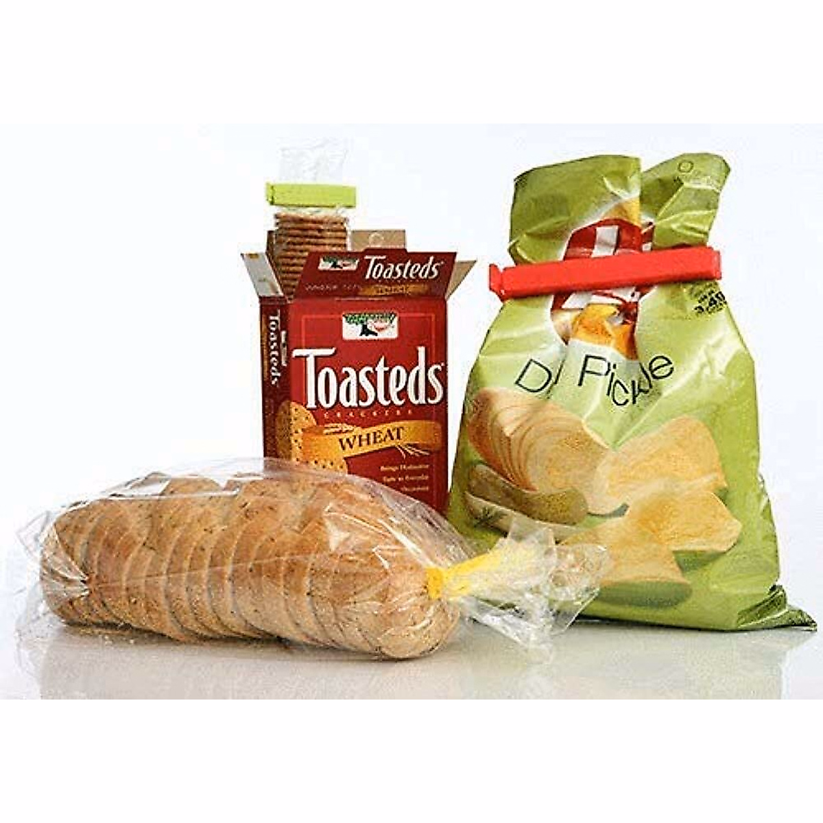 Linden Sweden Twixit! Bag Clips - Set of 20 - Keep Food Fresh, Prevent Spillage - Great for Storage and Organization - Microwave, Freezer and Dishwasher-Safe - BPA-Free