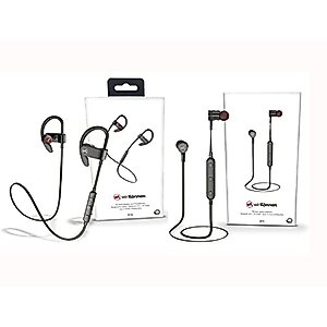 Wireless Bluetooth Running Headphones, Workout Noise Canceling Headphones, Bluetooth 5.0 Sports Headphones with Mic, Best Beats Waterproof Wireless Sports Gym Headphones
