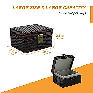 Car Key Faraday Box - RFID Signal Blocking Shielding Box and Key Fob Protector for Anti-Theft and Security