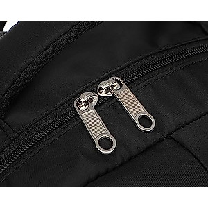 BLUEFAIRY Ita Bag Backpack Cute School Bag with Large Insert for School Pin Display Backpack Anime Cosplay Gifts (BLACK)