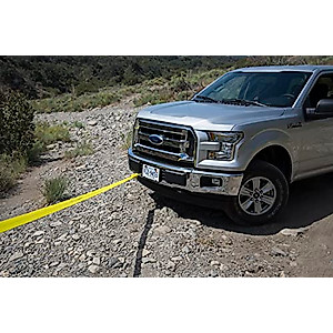 KEEPER 89933 30' x 3" Vehicle Recovery Strap, 15,000 lbs. Max Vehicle Weight