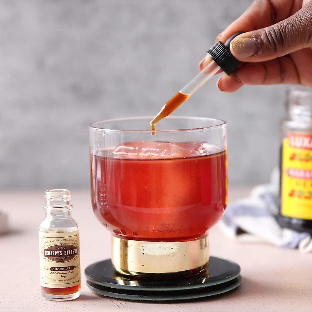 Scrappy's Bitters The Essentials Gift Set, 4 ct, 0.5 oz (Orange, Aromatic, Chocolate, and Firewater) - Organic Ingredients, Finest Herbs & Zests, No Extracts, Artificial Flavors, Chemicals or Dyes