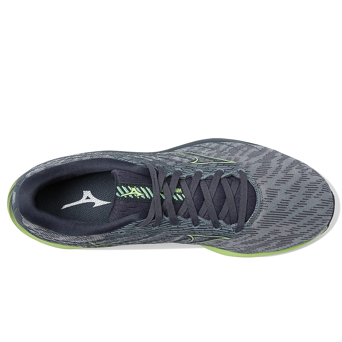 Mizuno Men's Wave Rider 26 | Neutral Running Shoe | Ultimte Grey/Neo Lime | US 10.5