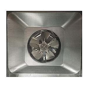 Samson "Silent" 10 Tray Stainless Steel Dehydrator with Glass Door and Digital Timer and Temperature Control for Fruit, Vegetables, Beef Jerky, Herbs, Dog Treats, Fruit Leathers and More