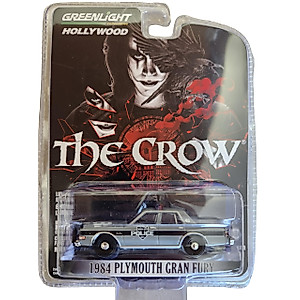 Collectibles Greenlight 62020-E Hollywood Series 41 - The Crow - 1984 Plymouth Gran Fury - Inner City Police Department 1/64 Scale Diecast
