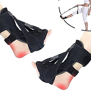 City Horision 2 Pack Plantar Fasciitis Night Splint, Upgrade 3 Adjustable Straps Plantar Fasciitis Relief Night Splint for Women & Men,Foot Brace Achilles Tendonitis and Foot Drop Relief for Plantar Fasciitis Relief,