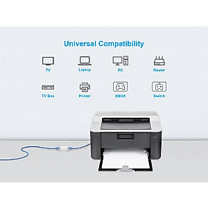Monoprice Cat6A RJ45 in-Line Coupler, Straight Through, 8P8C, UTP, White