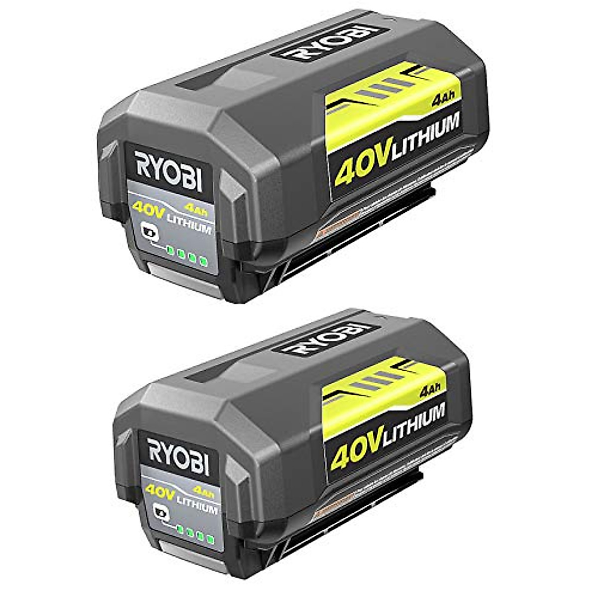 2-Pack Ryobi OEM 40V 4.0Ah Lithium-Ion Battery set OP4040