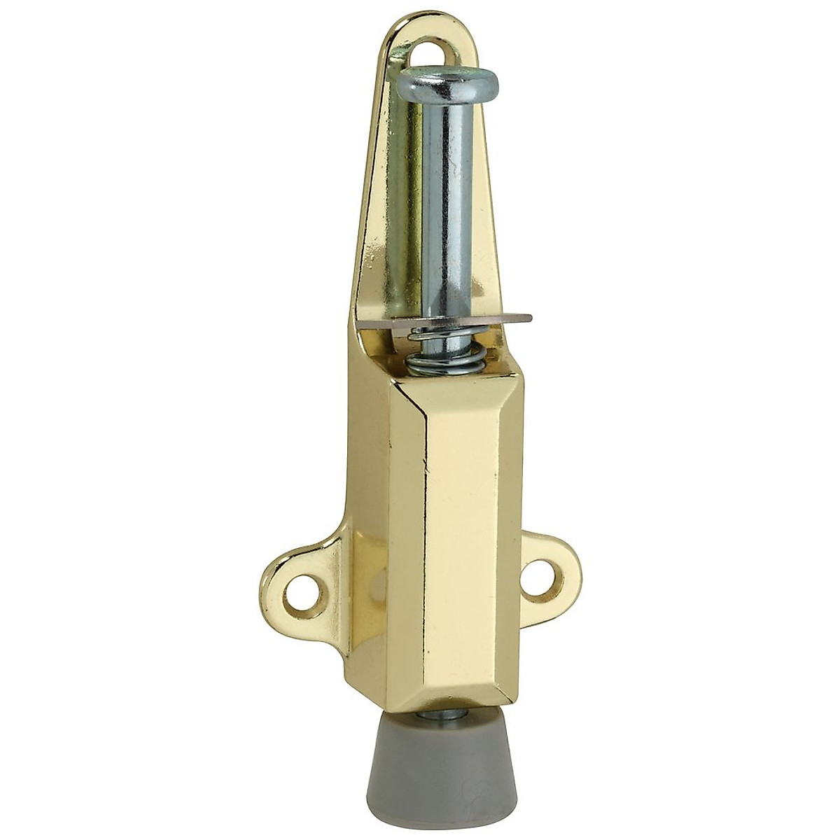 National Hardware N183-632 V811 Door Stop/Lock in Brass