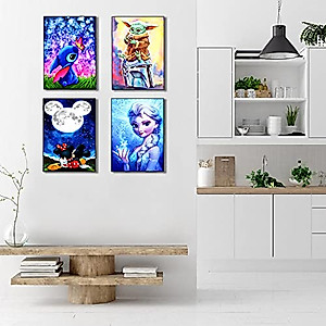 FFPTBNYX 6 Pack Full Drill Diamond Painting Kits for Adults&Beginners 5D DIY 6PCS Diamond Art Kits Paint with Round Diamonds and Gems for Home Wall Decor Gifts(11.8''x15.7'')