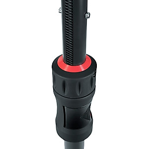 Gator Frameworks ID series Speaker Subwoofer Stand with Lift Assist. Fits Standard Sub Pole Mount with Adapter for M20 Threaded Mounts; 37"/57" Min/Max Height (GFW-ID-SPKR-SP),Black