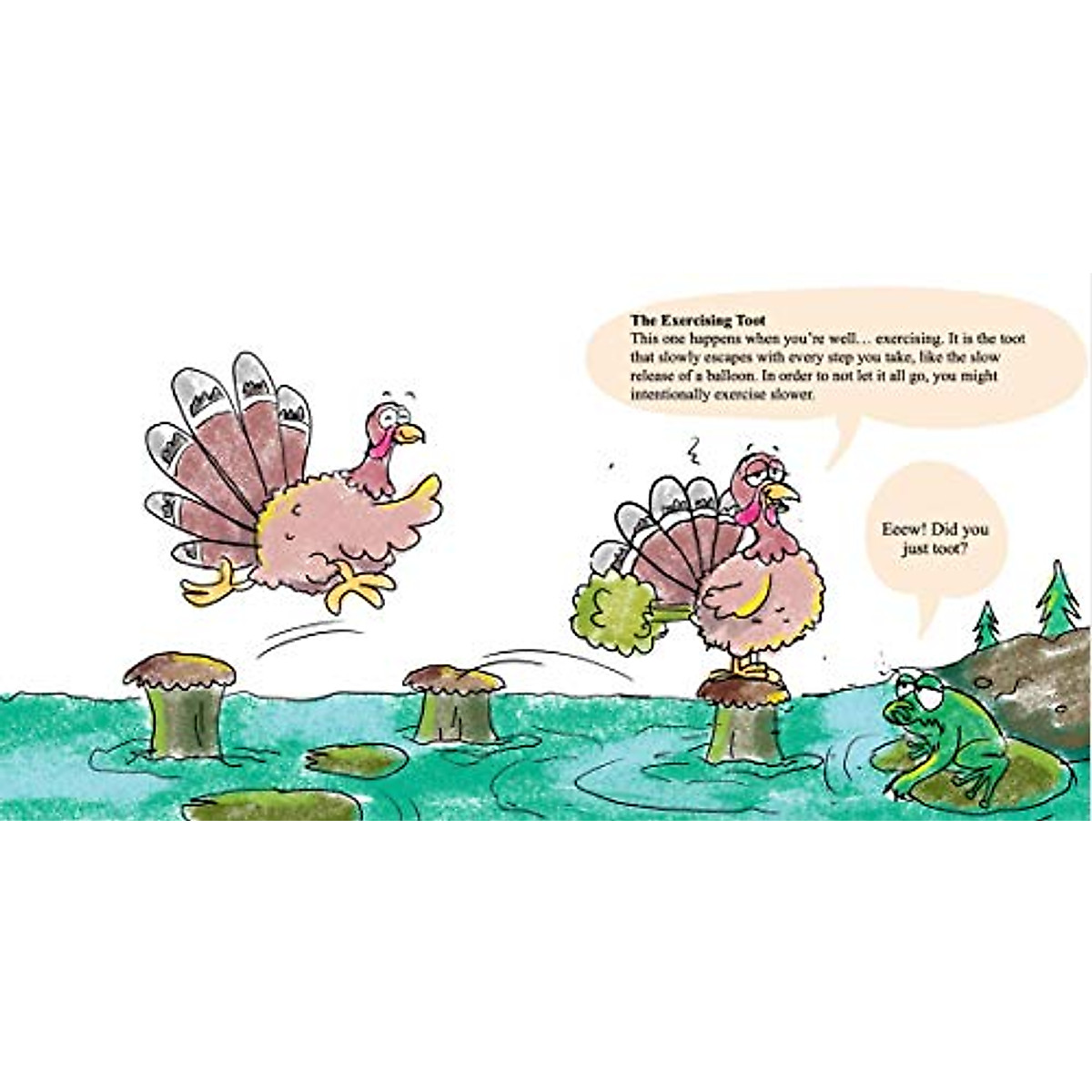 Taylor the Tooting Turkey: A Story About a Turkey Who Toots (Farts) (Farting Adventures)
